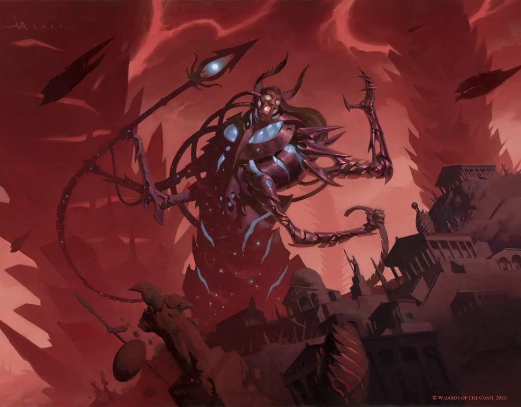 Heliod, the Warped Eclipse MtG Art from March of the Machine Set by ...