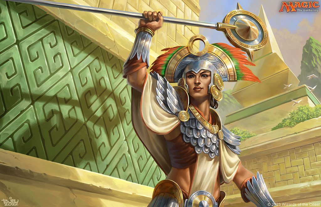Sun-Blessed Guardian MtG Art from March of the Machine Set by Brian ...