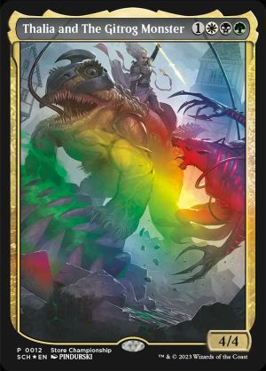 Thalia and The Gitrog Monster MtG Art from March of the Machine Set by ...