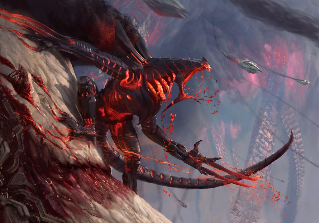 Urabrask MtG Art from March of the Machine Set by Campbell White - Art ...