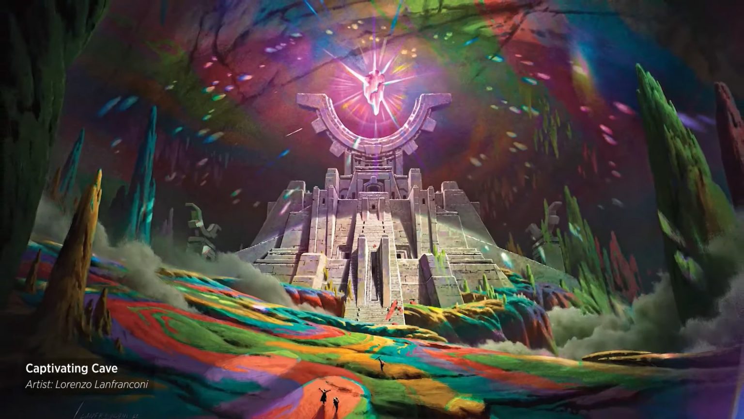 Captivating Cave MtG Art from The Lost Caverns of Ixalan Set by Lorenzo ...