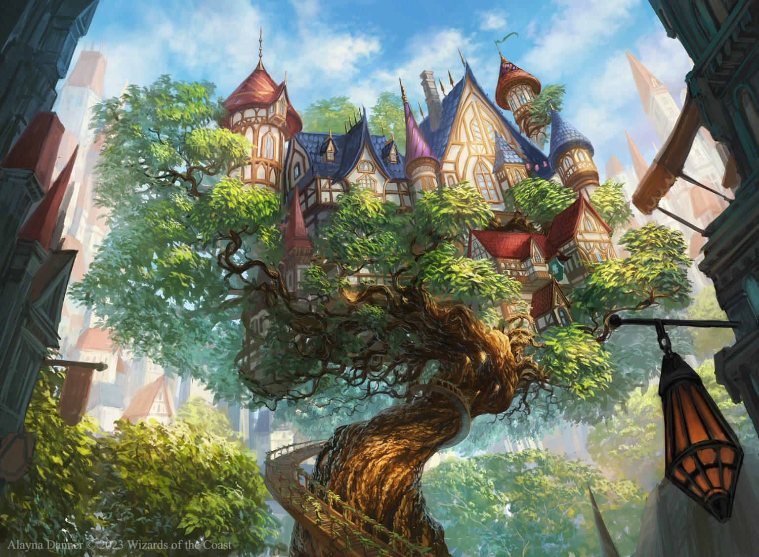 Edgewall Inn MtG Art from Wilds of Eldraine Set by Alayna Danner - Art ...