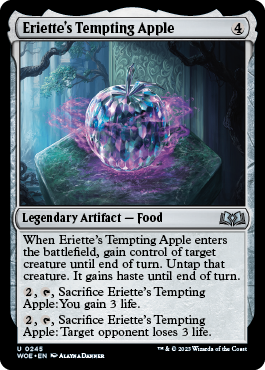 Eriette's Tempting Apple MtG Art from Wilds of Eldraine Set by Alayna ...