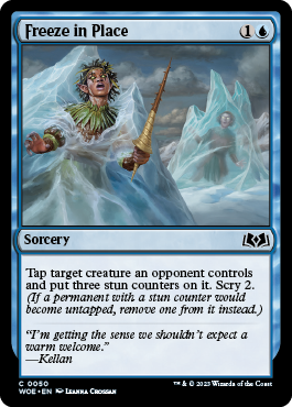 Freeze in Place MtG Art from Wilds of Eldraine Set by Leanna Crossan ...