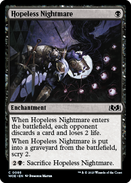 Hopeless Nightmare MtG Art from Wilds of Eldraine Set by Dominik Mayer ...