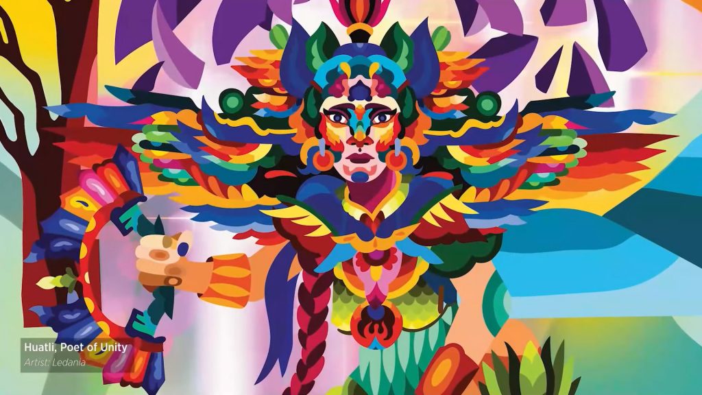 Huatli, Poet of Unity (Variant) MtG Art from The Lost Caverns of Ixalan ...