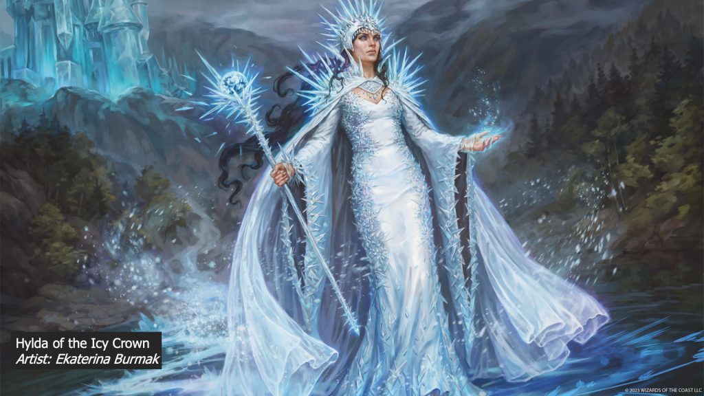 Hylda of the Icy Crown MtG Art from Wilds of Eldraine Set by Ekaterina ...