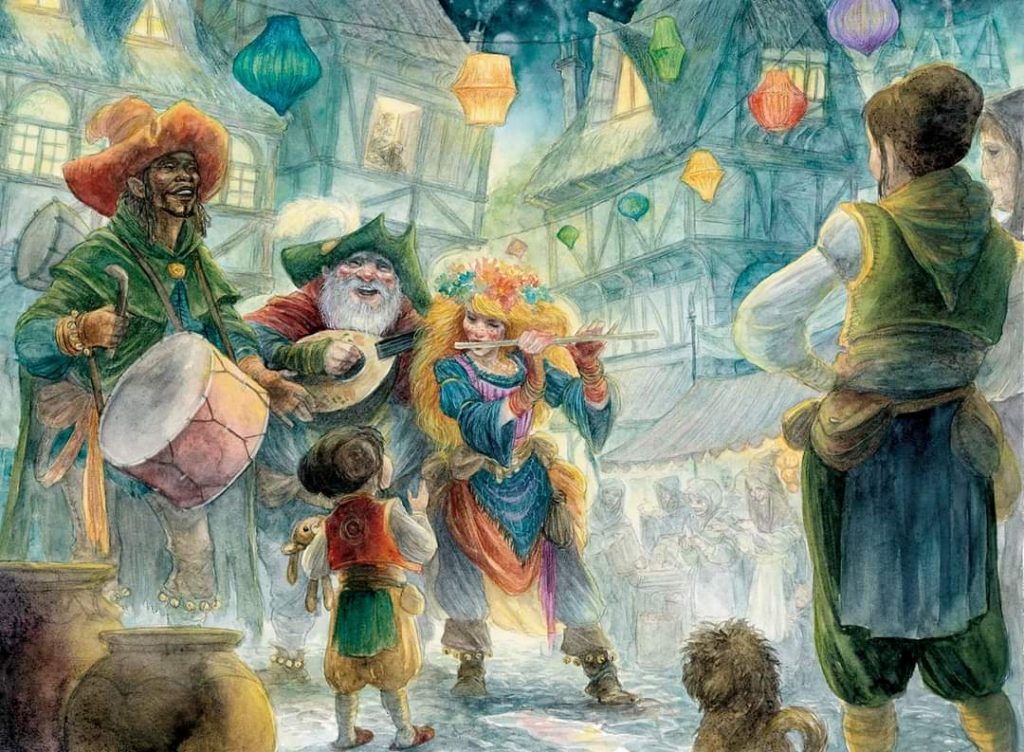 Merry Bards MtG Art from Wilds of Eldraine Set by Iris Compiet - Art of ...