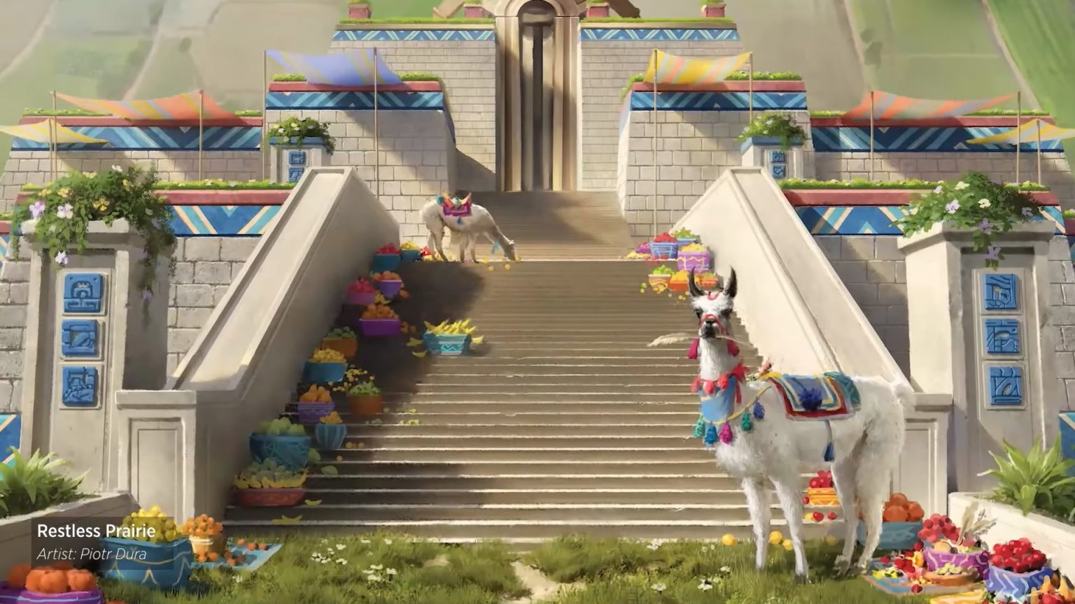 Restless Prairie MtG Art from The Lost Caverns of Ixalan Set by Piotr ...