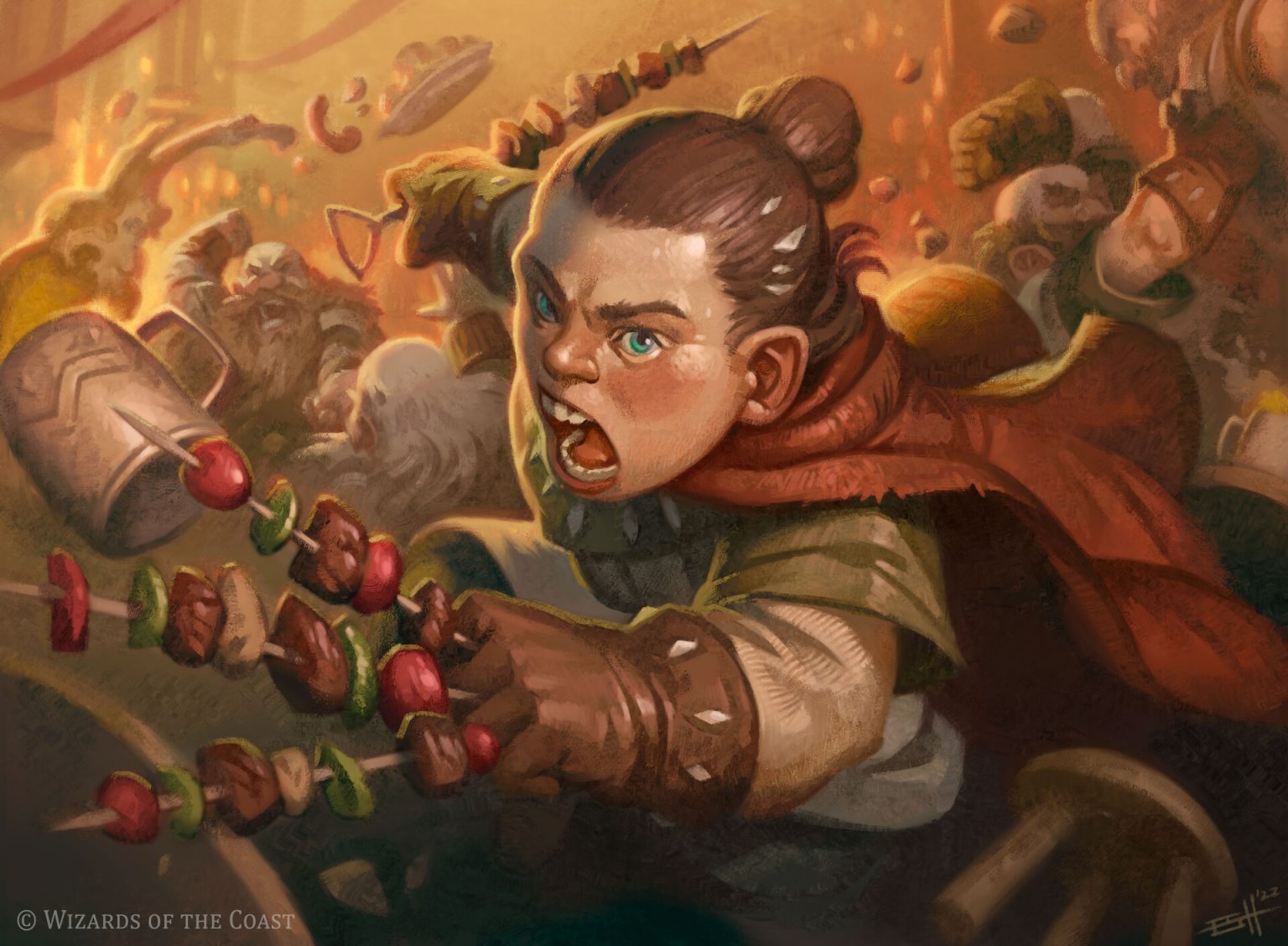 Skewer Slinger MtG Art from Wilds of Eldraine Set by Edgar Sánchez ...