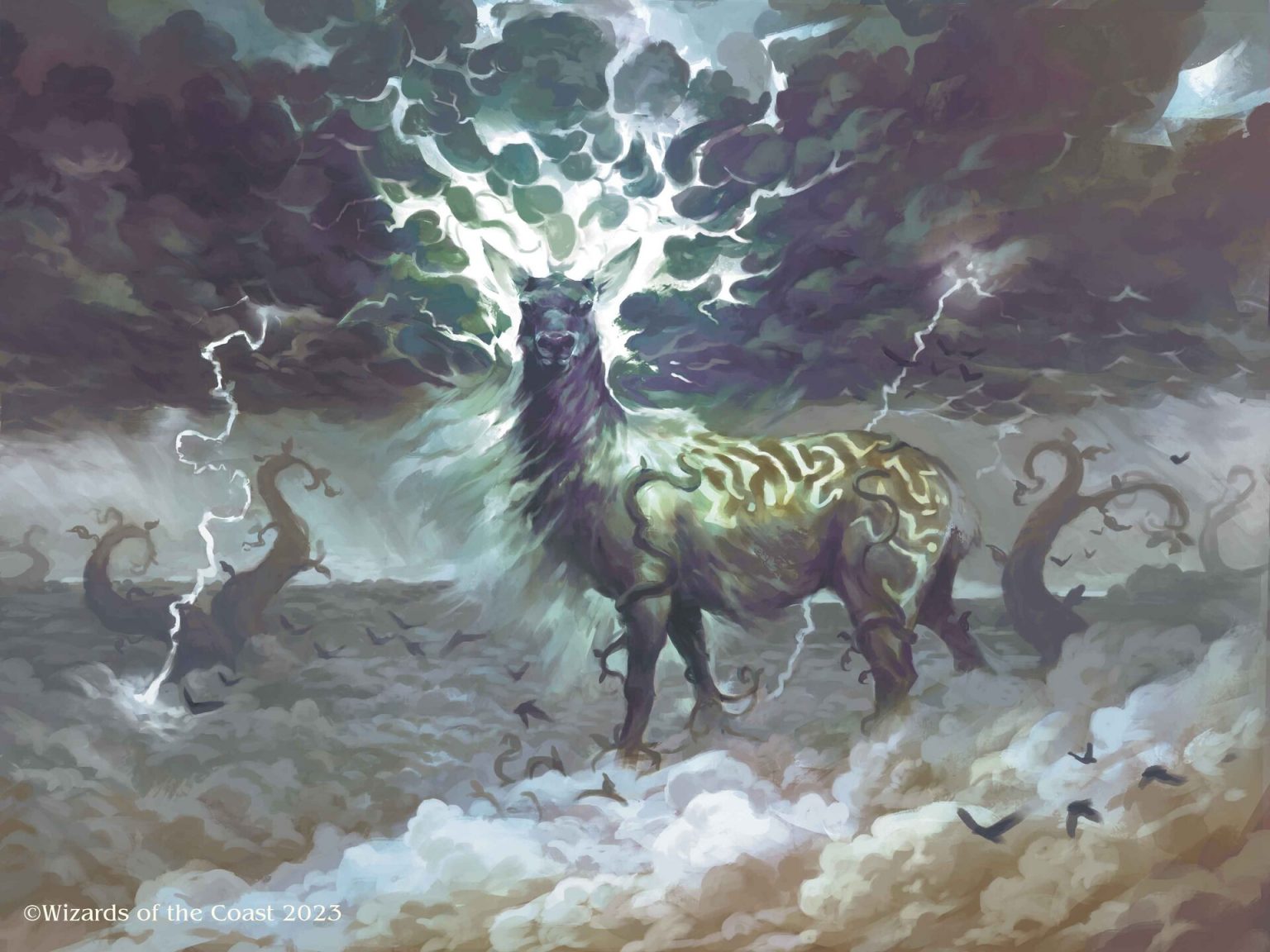 Tempest Hart MtG Art from Wilds of Eldraine Set by Aldo Dominguez - Art ...