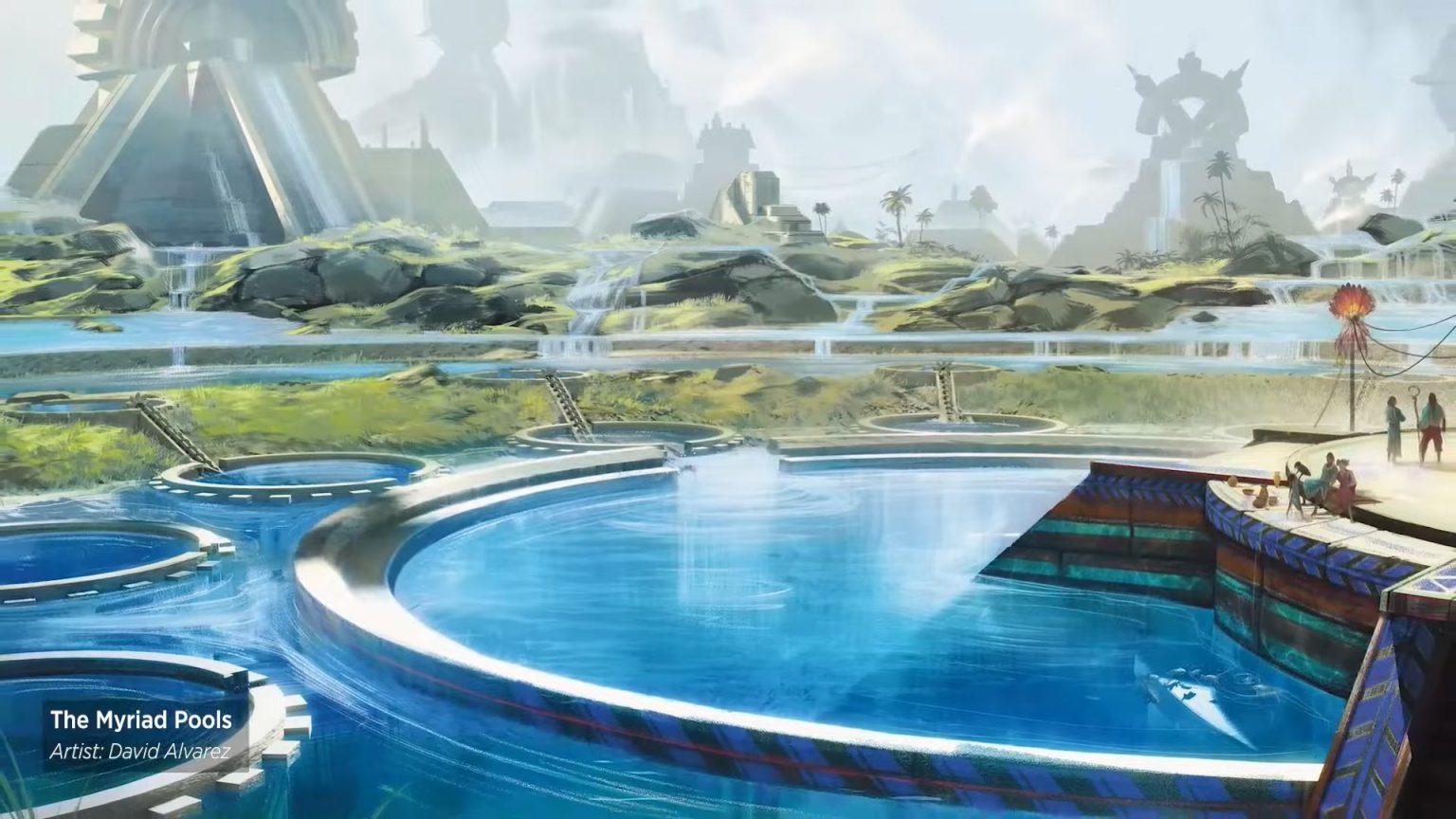 The Myriad Pools MtG Art from The Lost Caverns of Ixalan Set by David ...