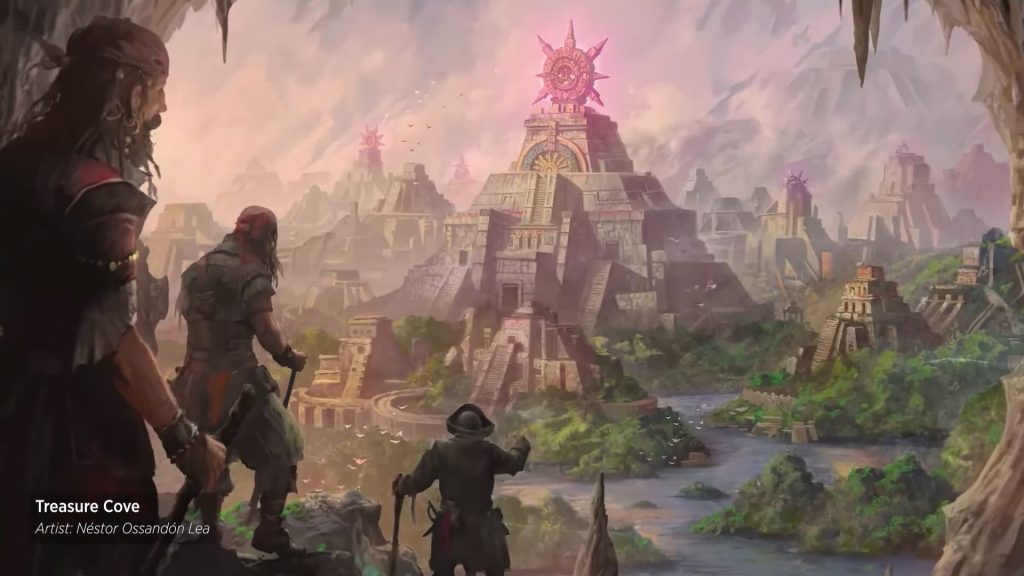 Treasure Cove MtG Art from The Lost Caverns of Ixalan Set by Nestor ...