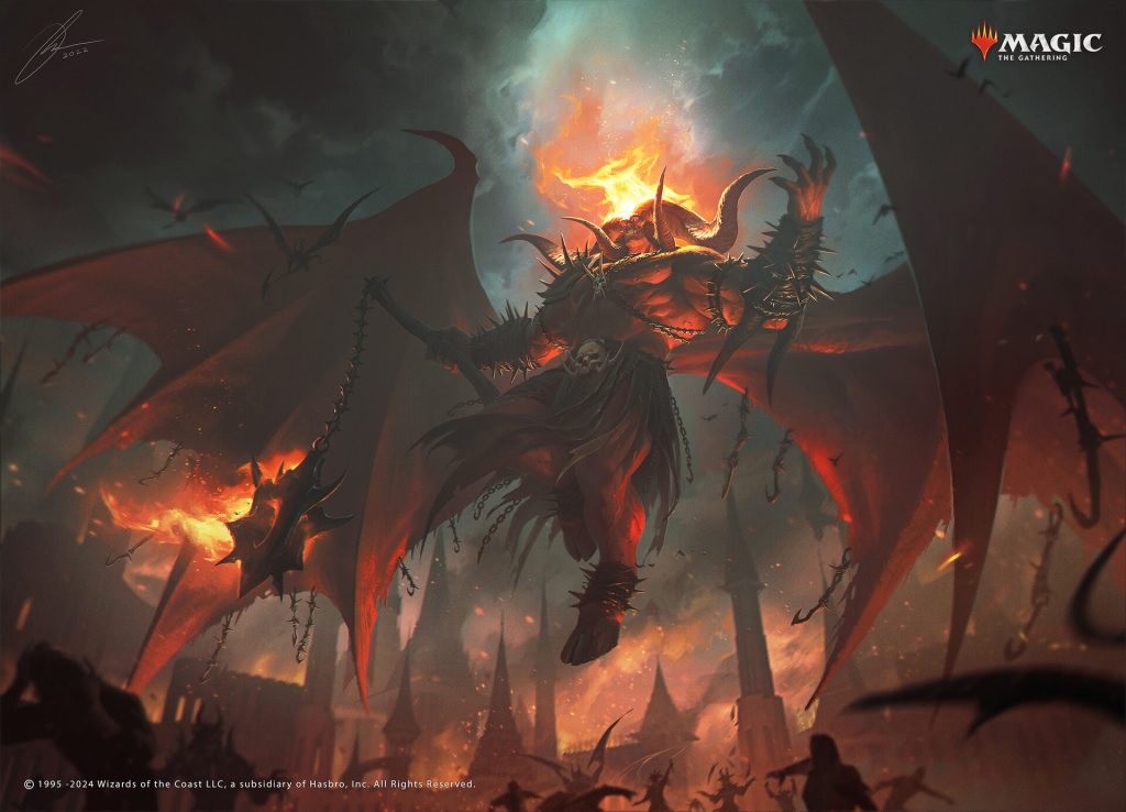 Rakdos, Patron of Chaos MtG Art from Murders at Karlov Manor Set by ...