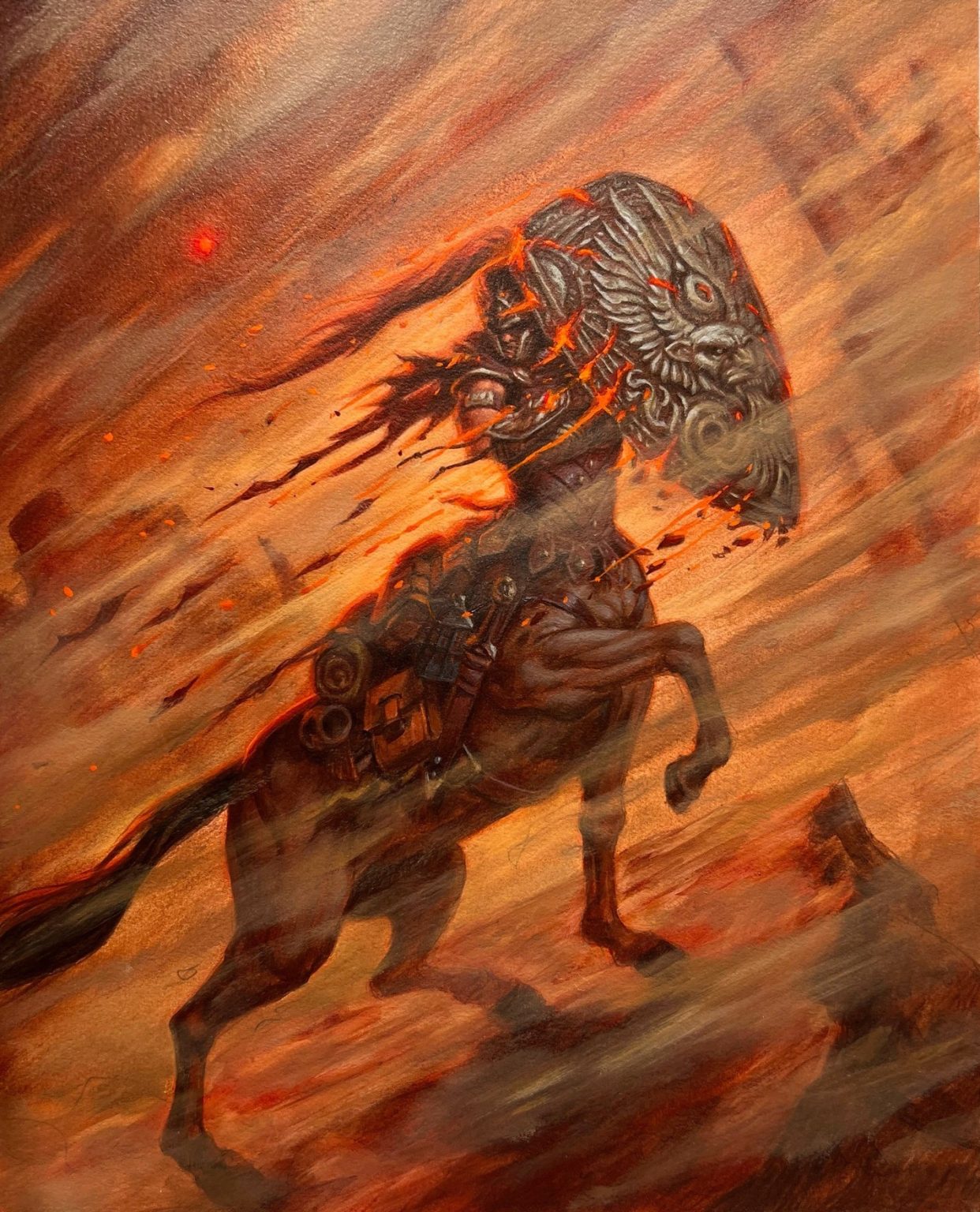 Abrade (Variant) MtG Art from Foundations Set by Tyler Walpole - Art of ...