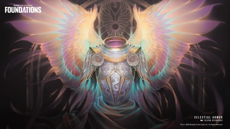 Celestial Armor MtG Art from Foundations Set by Olena Richards - Art of ...