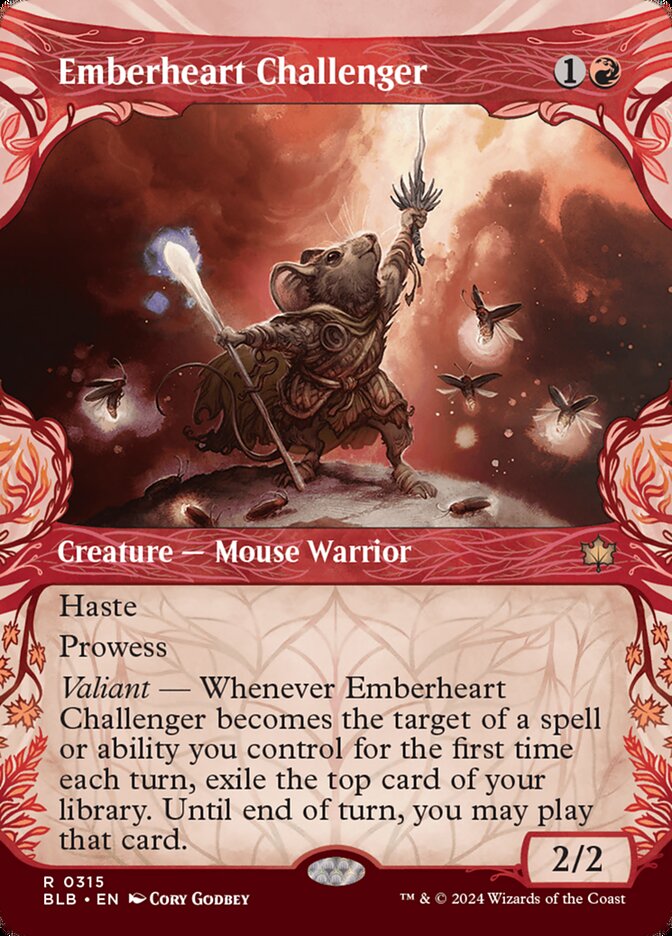 Emberheart Challenger (Variant) MtG Art from Bloomburrow Set by Cory ...