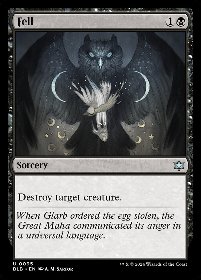 Fell MtG Art from Bloomburrow Set by A.M. Sartor - Art of Magic: the ...