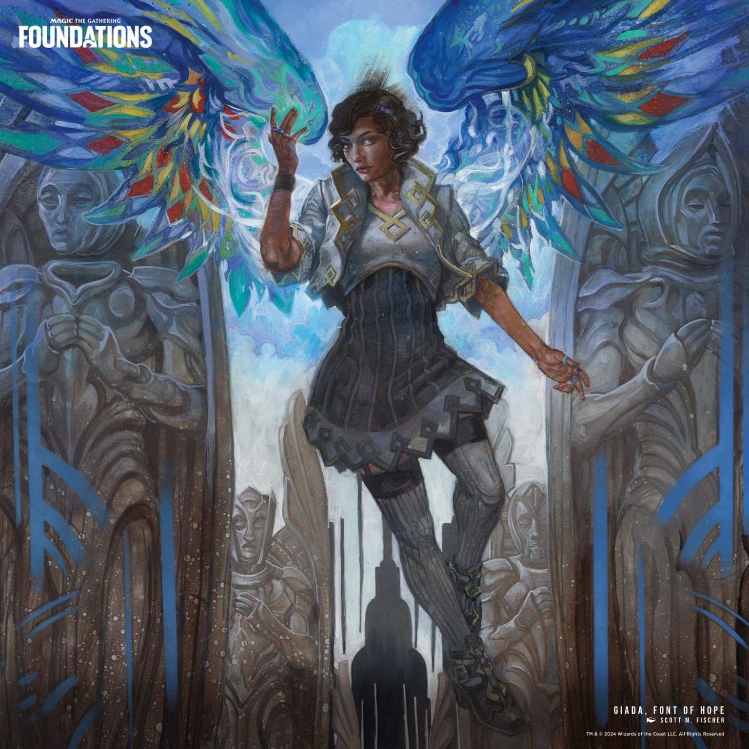 Giada, Font of Hope MtG Art from Foundations Set by Scott M. Fischer ...