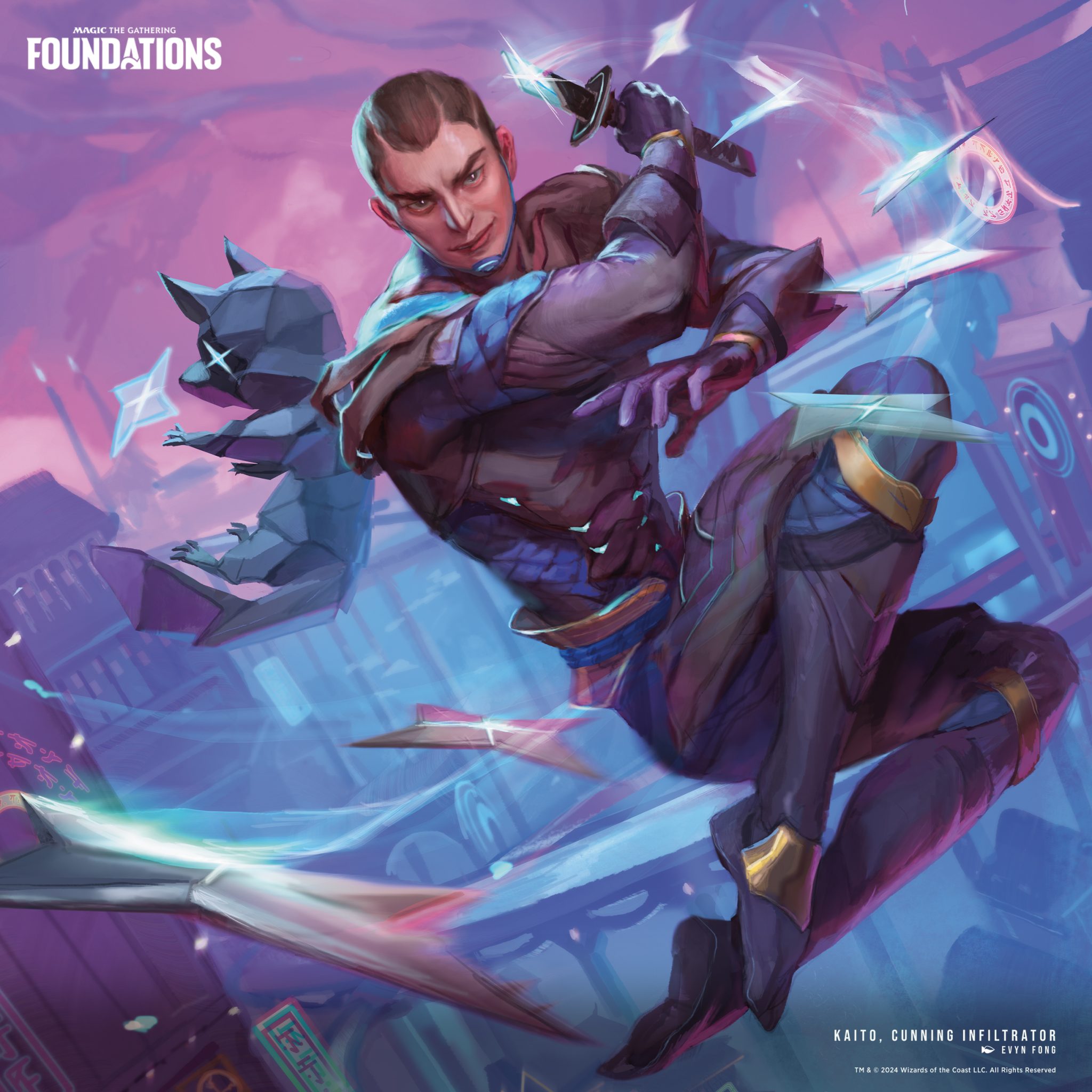 Kaito, Cunning Infiltrator MtG Art from Foundations Set by Evyn Fong ...