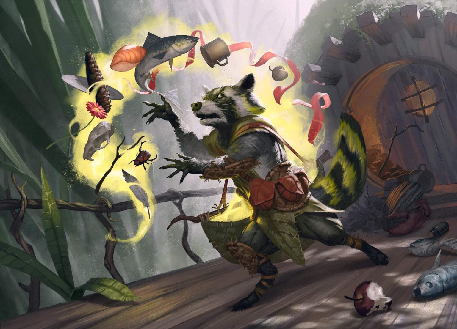 Keen-Eyed Curator MtG Art from Bloomburrow Set by PINDURSKI - Art of ...