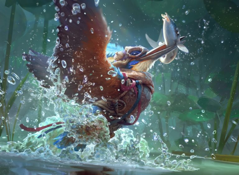 Knightfisher MtG Art from Bloomburrow Set by Jakob Eirich - Art of ...