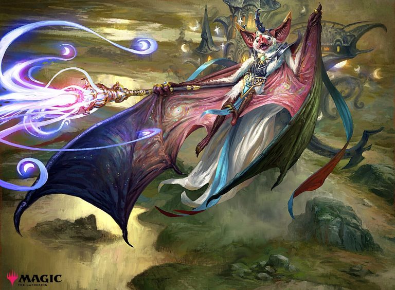 Moonrise Cleric MtG Art from Bloomburrow Set by Simon Dominic - Art of ...