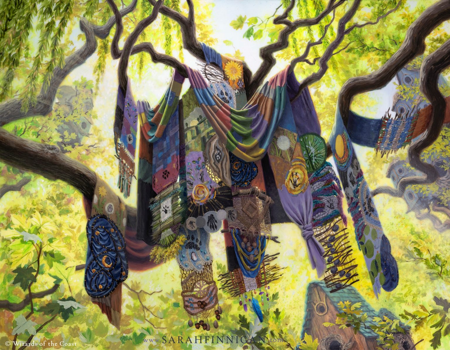 Patchwork Banner MtG Art from Bloomburrow Set by Sarah Finnigan - Art ...