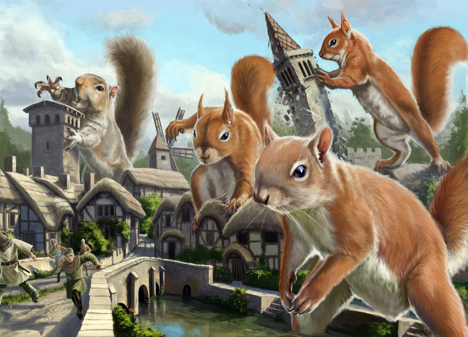 Preposterous Proportions MtG Art from Foundations Set by Ben Wootten ...