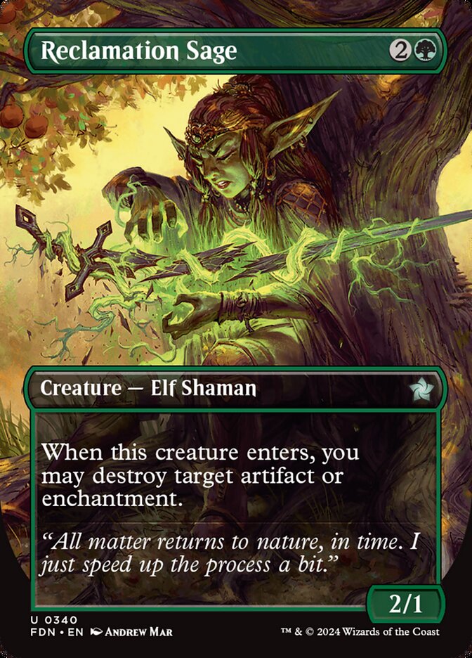 Reclamation Sage (Variant) MtG Art from Foundations Set by Andrew Mar ...