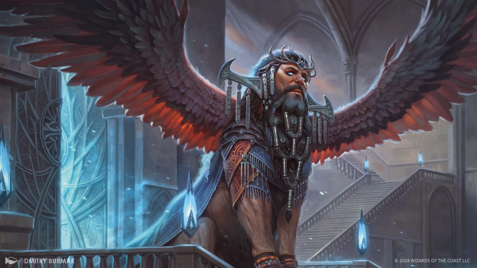 Sphinx of Forgotten Lore MtG Art from Foundations Set by Dmitry Burmak - Art of Magic: the Gathering