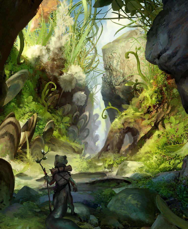 Swamp MtG Art from Bloomburrow Set by John Thacker - Art of Magic: the ...