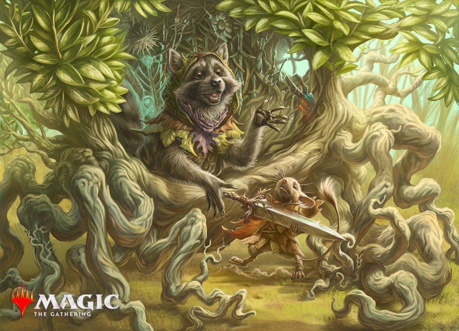 Sylvan Scavenging MtG Art from Foundations Set by Josiah "Jo" Cameron ...