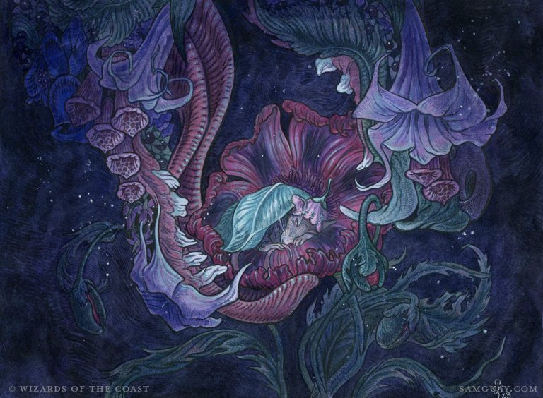 Nocturnal Hunger MtG Art from Bloomburrow Set by Sam Guay - Art of ...