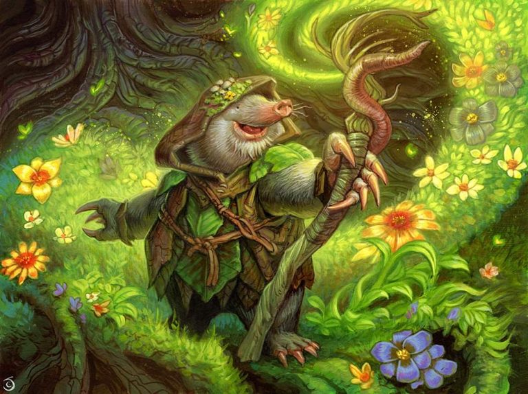 Three Tree Rootweaver MtG Art from Bloomburrow Set by Chris Seaman ...